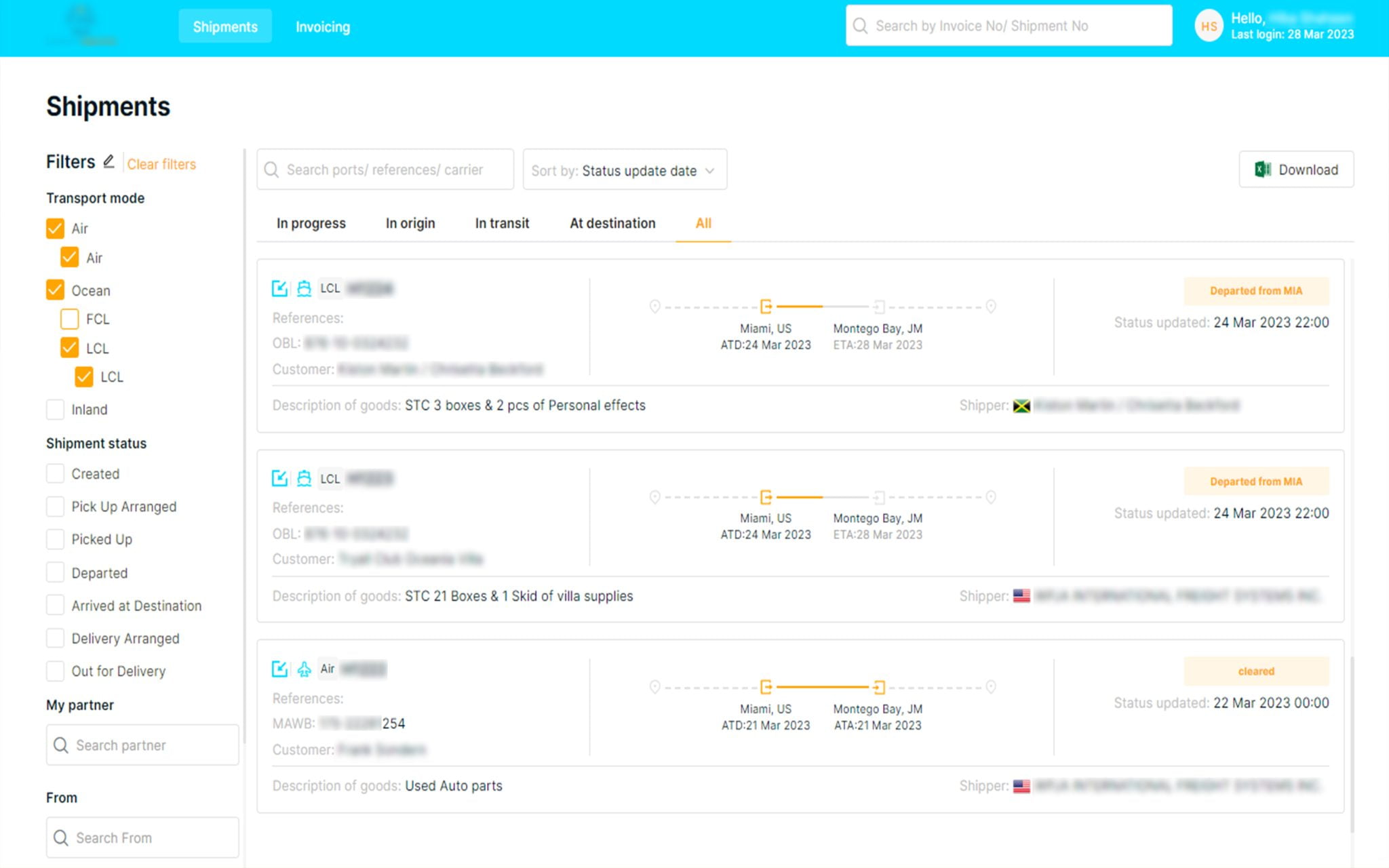 Container Tracking Module - Logitude World