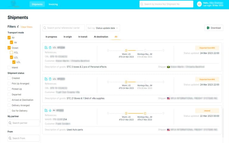 Container Tracking Module - Logitude World