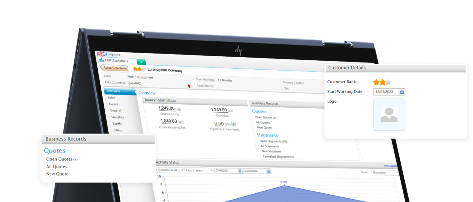 Logistics CRM Software - Logitude World